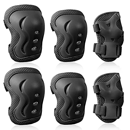 Skating Protection Set 6 Pieces Black – Orient Sports
