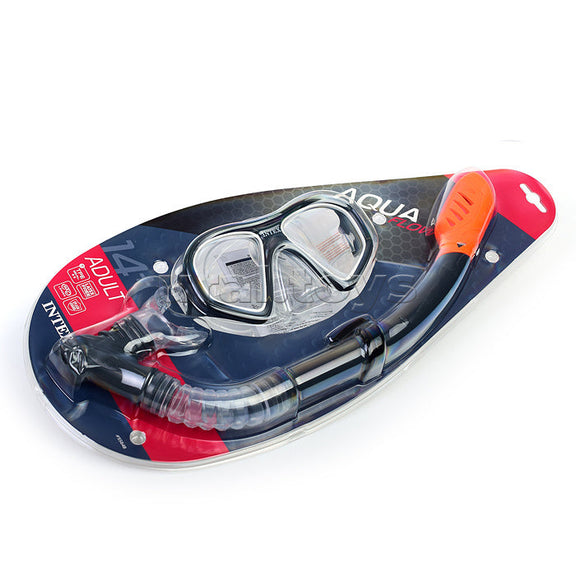 Intex 55648 Reef Rider Snorkel Mask Swim Set Swimming Pool Goggles Sno ...